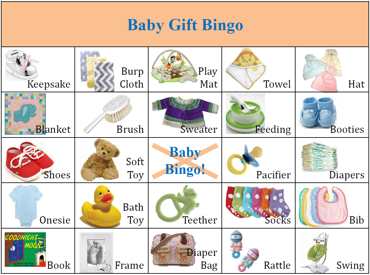 Baby Shower Bingo Cards Up To 80 Cards Cute Modern ALL Different