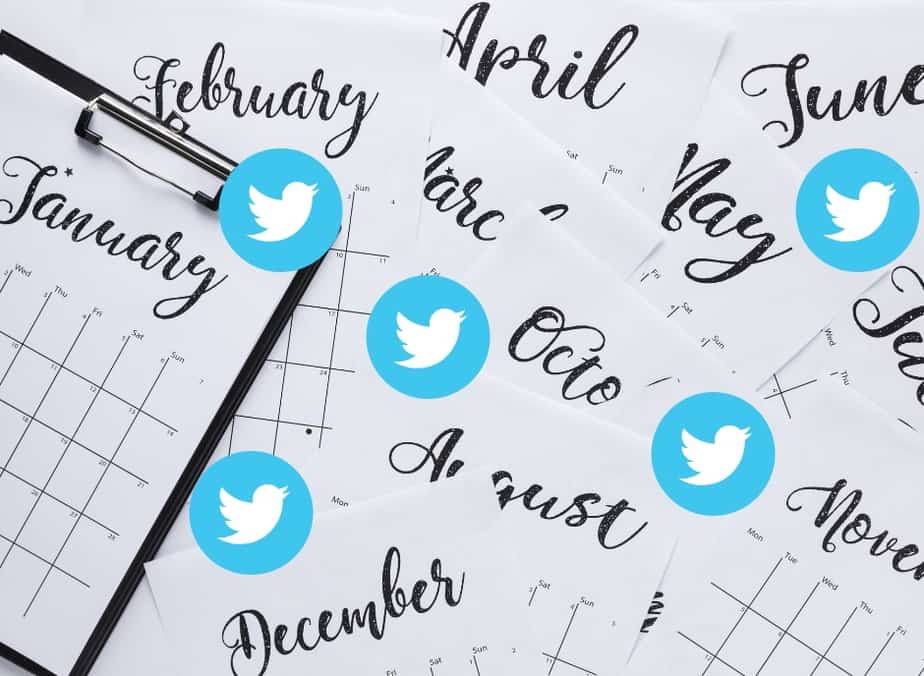 Twitter Party Calendar - 2019 Ultimate Twitter Party Calendar