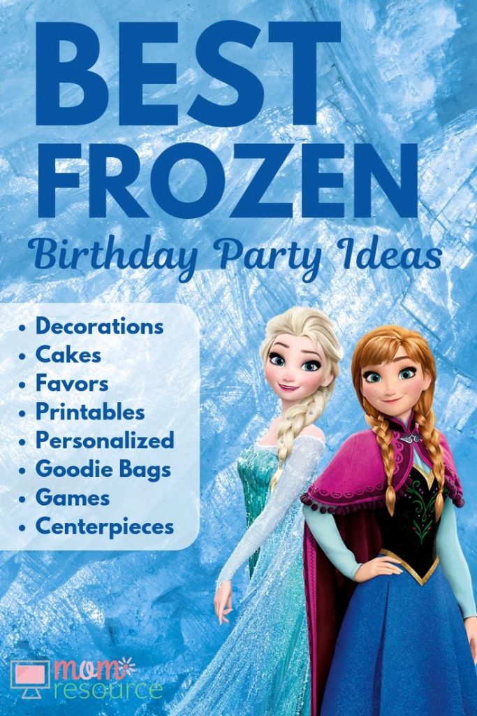 frozen birthday party ideas decorations center pieces - Mom Resource