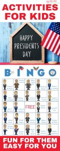 Presidents of the United States Bingo - Printable, Modern, Easy & Fun