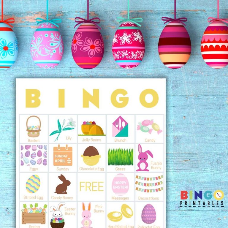 Best Easter Games - Printable Modern Bingo Cards
