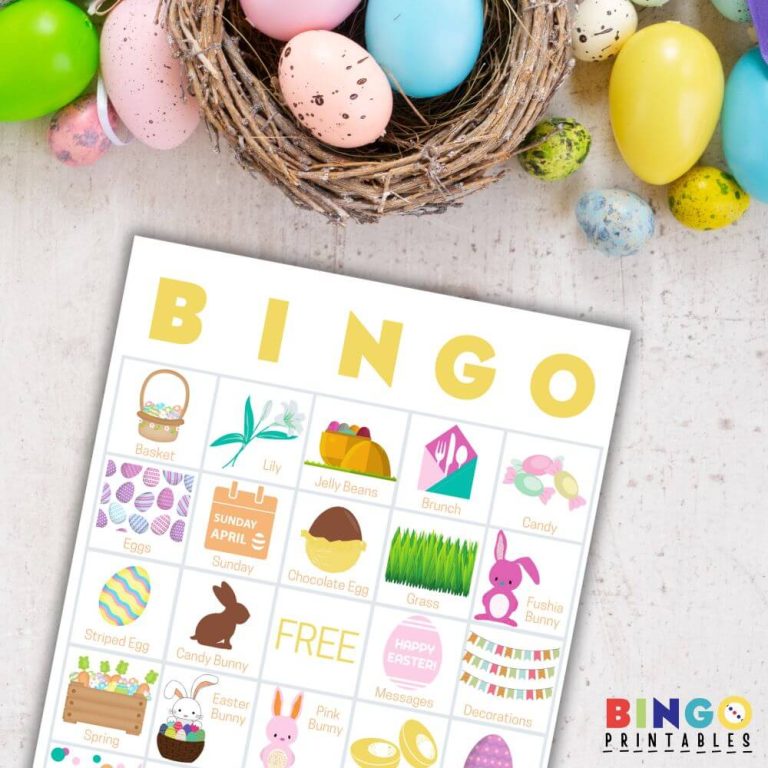Best Easter Games - Printable Modern Bingo Cards