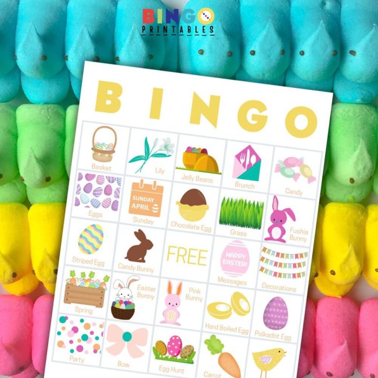 Best Easter Games - Printable Modern Bingo Cards